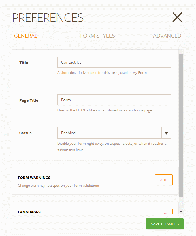 Can I Make My Form Say Something Like Please Wait For Us To Update Our 